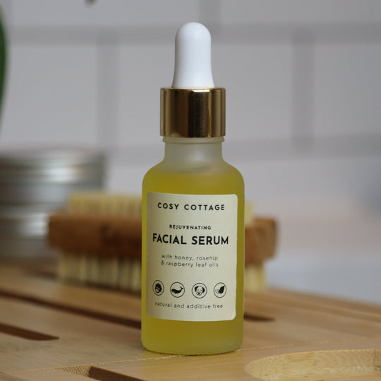 Natural Face Serum with Rosehip Oil | Cosy Cottage Soap